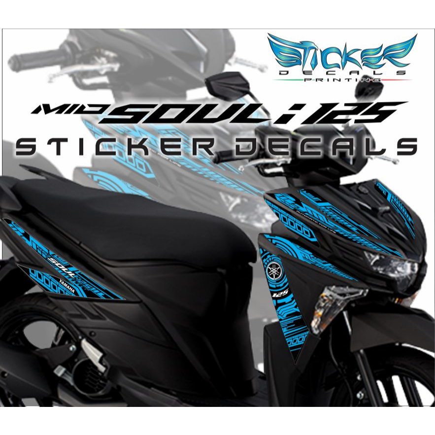 Soul i 125 Sticker Decals (Circuit) | Shopee Philippines