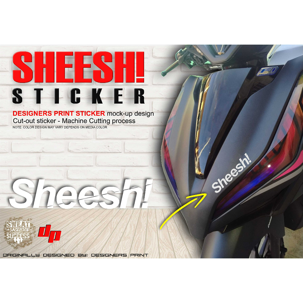 Sheesh Sticker - Sheesh Decals | Cut out sticker, Waterproof Sticker ...