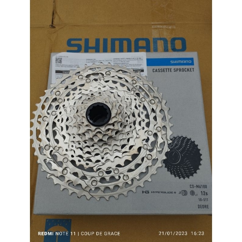 DEORE 12/11 SPEED COGS WITH BOX (M6100 AND M5100) | Shopee Philippines