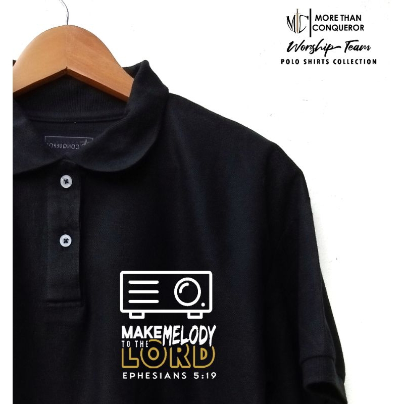 MEDIA - WORSHIP TEAM POLO SHIRT by More Than Conqueror | Shopee Philippines