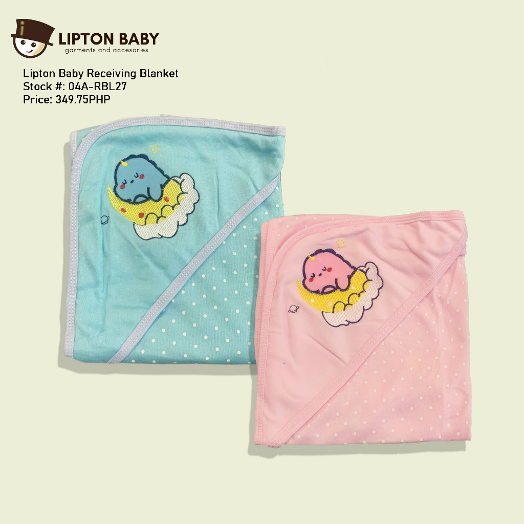 Lipton Baby Receiving Blanket : Blue and Pink Designs | Shopee Philippines