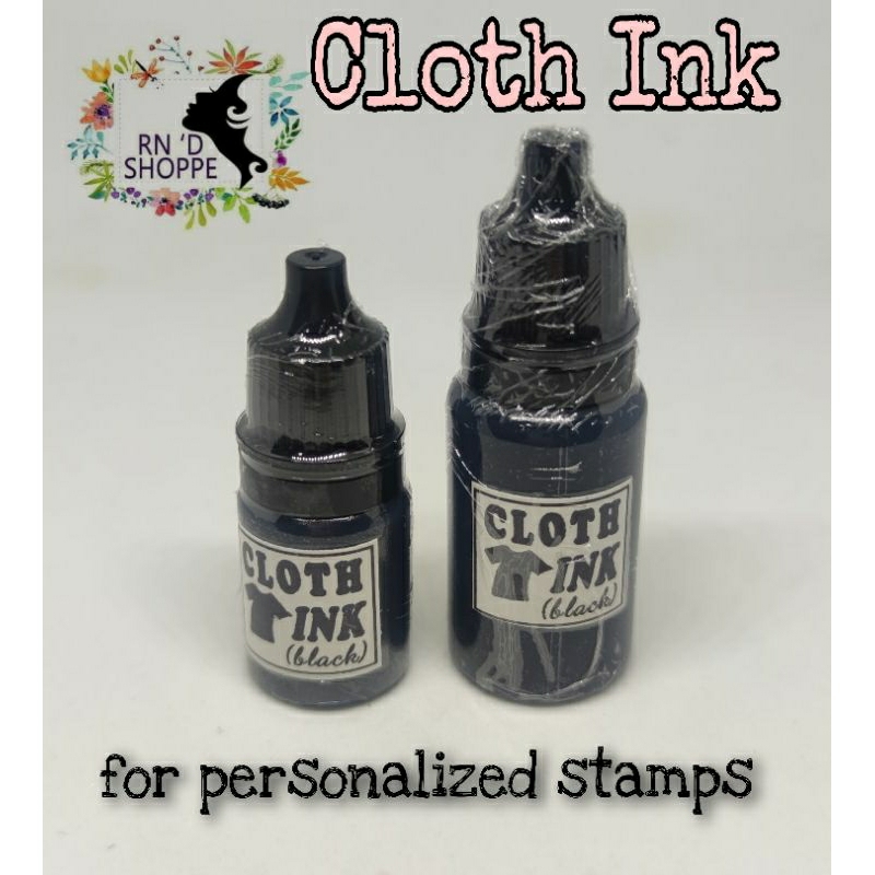 Cloth Ink for Personalized Stamps (fabric ink) | Shopee Philippines