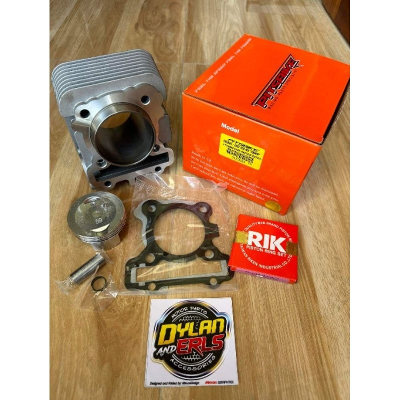 PITSBIKE CYLINDER BLOCK 59MM FOR MIO I 125 M3 | Shopee Philippines