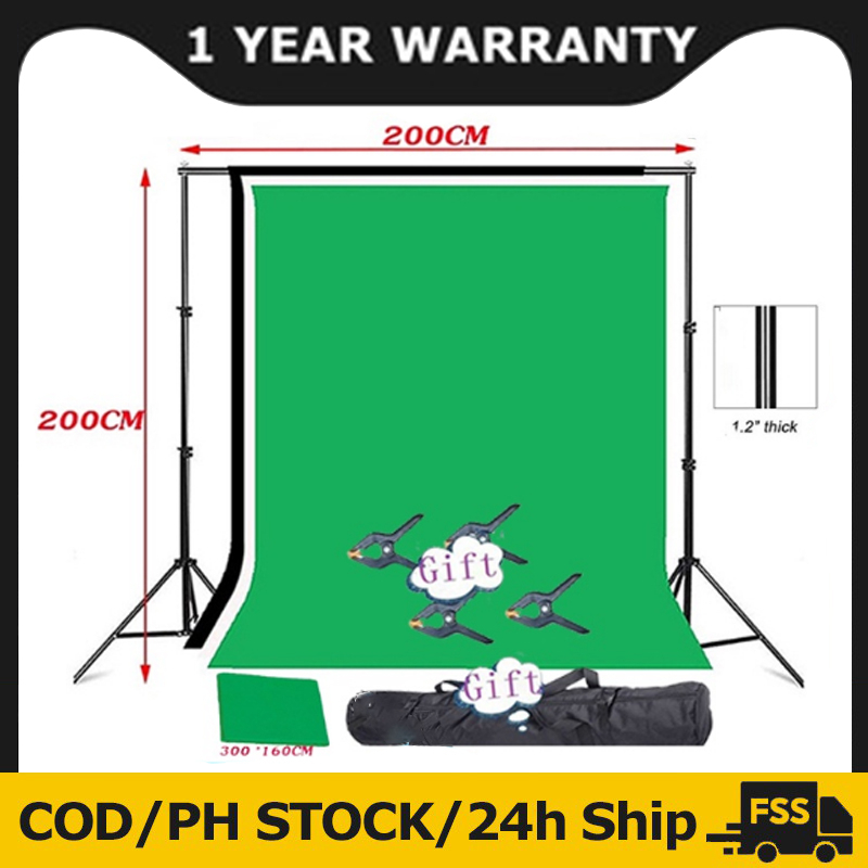 2x2m/200cmx200cm/6ftx6ft Heavy Duty Background Stand Backdrop Cloth ...