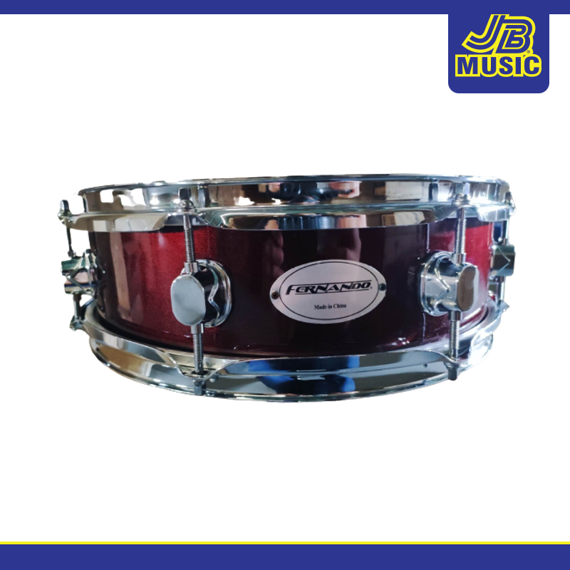 Fernando JBS1058 14X5.5 Snare Drum with REMO Drumhead Winered | Shopee ...