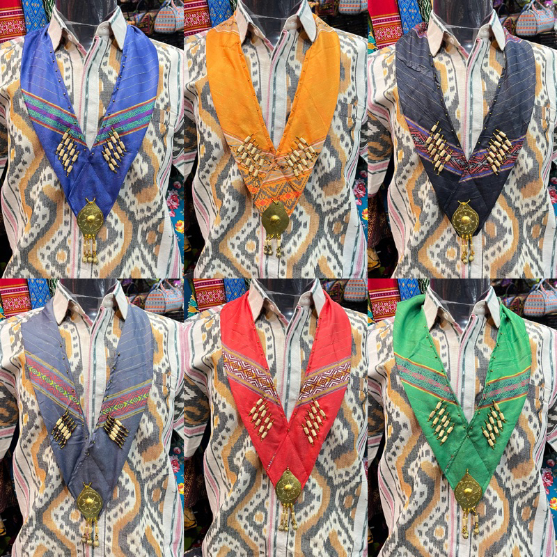 Welcome Lei Garland with Gong Batik Garland Gong Lei / Ethnic Necklace ...