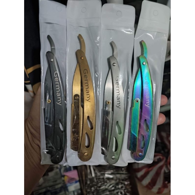 GERMANY ( LABAHA ) Barber Razor Metal / emdelbarbersupplies | Shopee ...