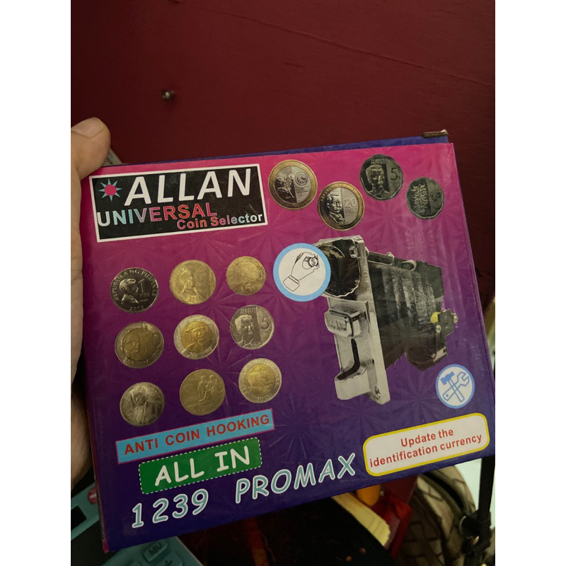 Allan Coinslot (Anti HooK) 1239 PROMAX (Accept 20 pesos) | Shopee ...