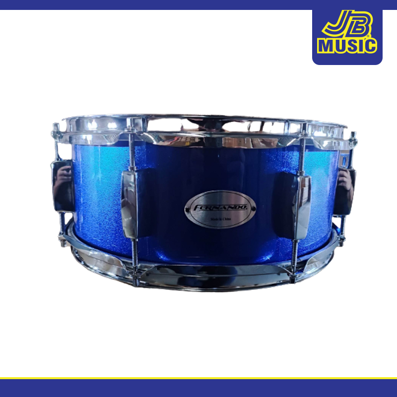 Fernando JBS1058 14X5.5 Snare Drum with REMO Drumhead Blue | Shopee ...