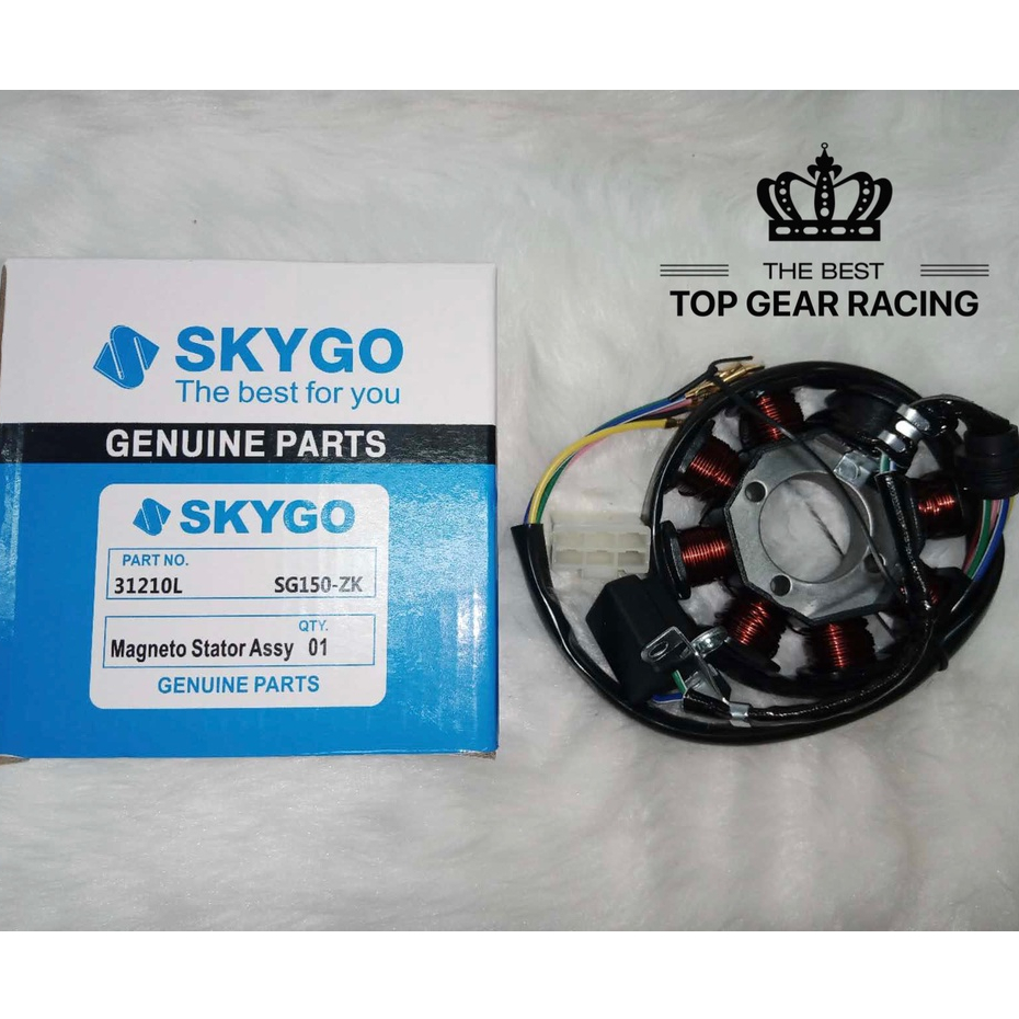 SKYGO Magneto Stator Assembly / Stator Coil (6 Wires) FOR MOTOR SKYGO ...
