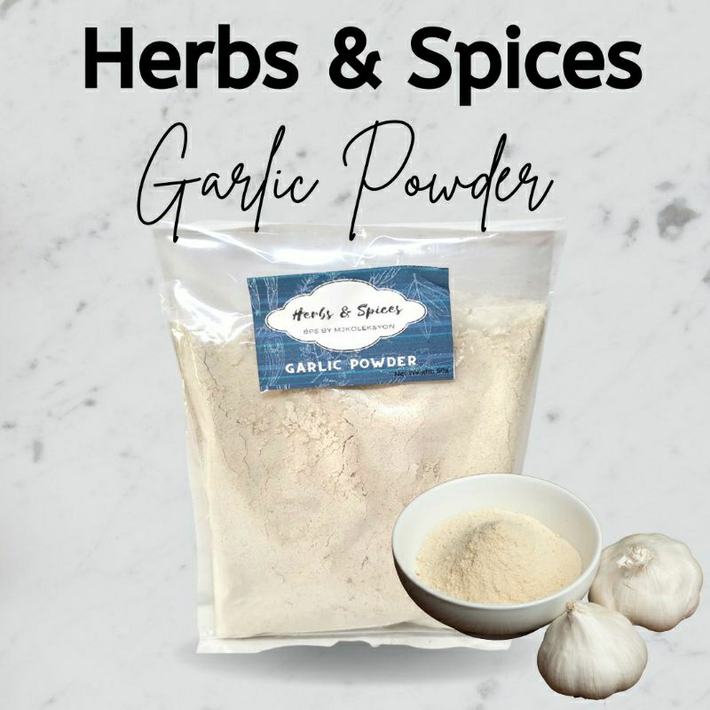 Garlic Powder for Cooking Herbs Spices 50g per pack | Shopee Philippines