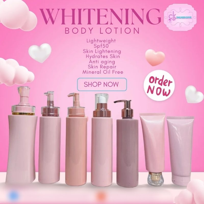 Lightweight Body Lotion rebrand free label and seal no label | Shopee ...