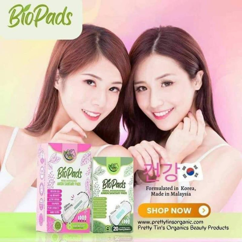 Biopads Sanitary pads (pantiliner & dayNight use) | Shopee Philippines