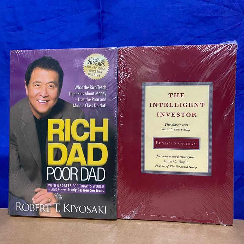 Bundle! Rich Dad Poor Dad and Intelligent Investor Paperback | Shopee ...