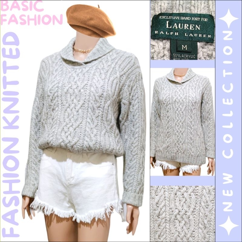Lauren by Ralph Lauren Premium Chunkie Cable Sweater | Shopee Philippines