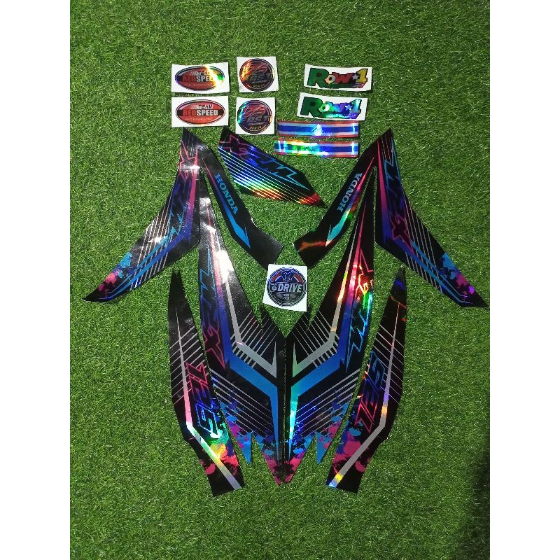 HONDA XRM 125 FI V.1 STOCK SIZE DECAL ( MALAYSIAN ) | Shopee Philippines