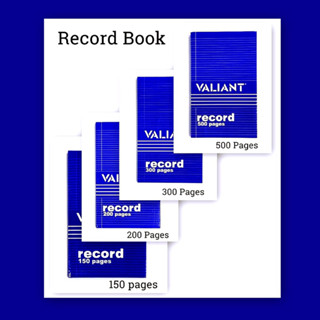 Valiant Record Book Hard Bound 150, 200, 300, 500 pages 177mm X 285mm ...