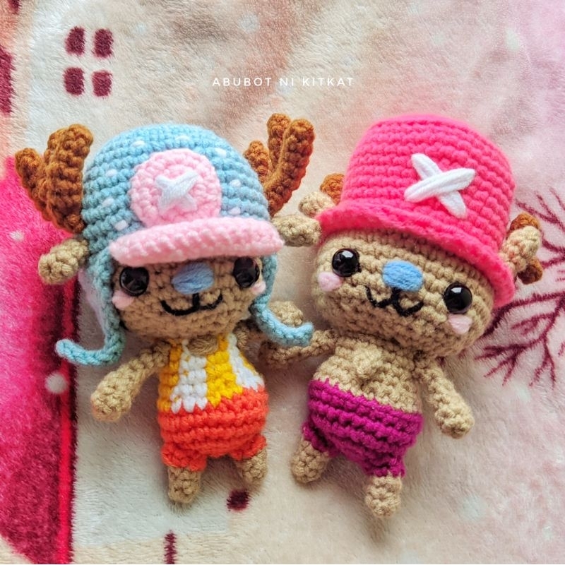 One Piece Crochet Tony Tony Chopper Plush • Handmade Amigurumi Plushies ...