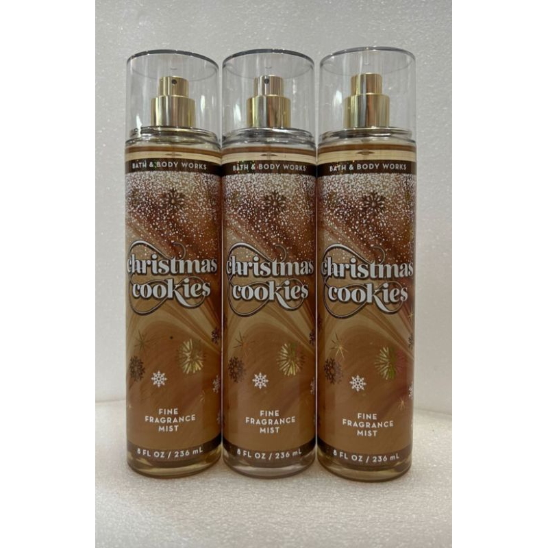 Bath & Body Works Christmas Cookies Body Mist 236ml (New Pack) | Shopee ...