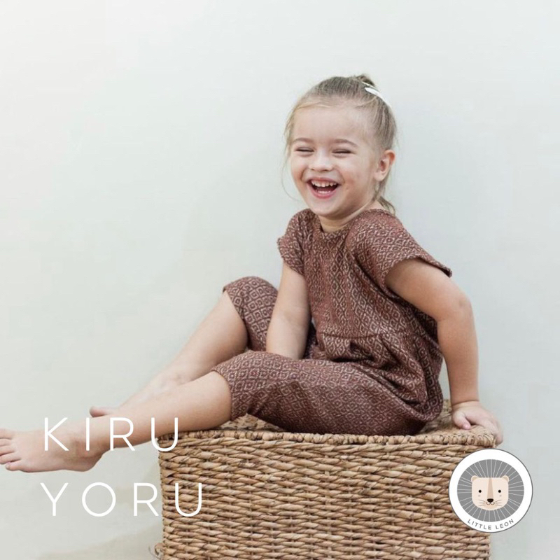 Little Leon x Kiru Yoru Unisex Jumpsuit for Kids (Age 2-5yo) | Shopee ...
