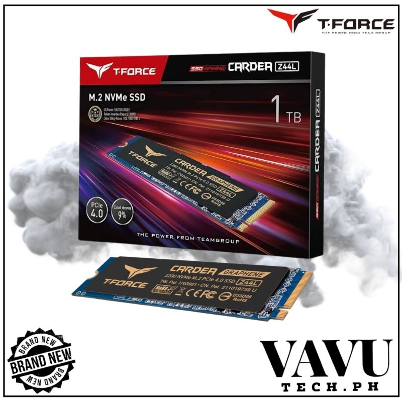 Team Group T-Force Cardea Z44L 1TB 500GB Gen 4 M.2 NVME PCie 4 x4 Solid ...