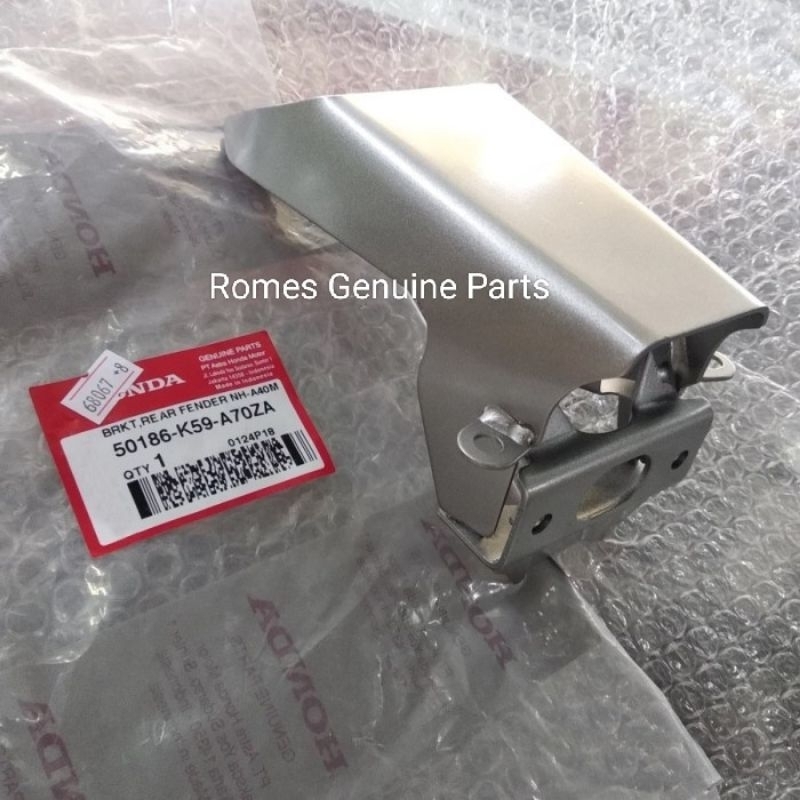 CLICK 125 V2/CLICK 150 V2/CLICK 160 REAR FENDER BRACKET 50186-K59-A70ZA ...