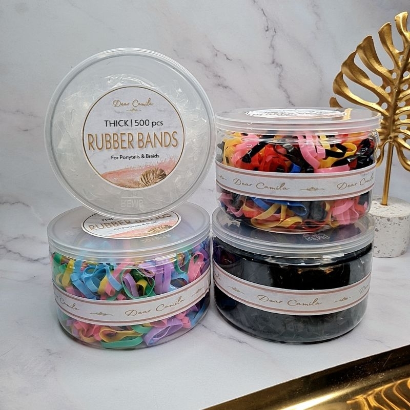 Dear Camila Thick Sanrio Rubber Bands in a Jar/Tub | Shopee Philippines