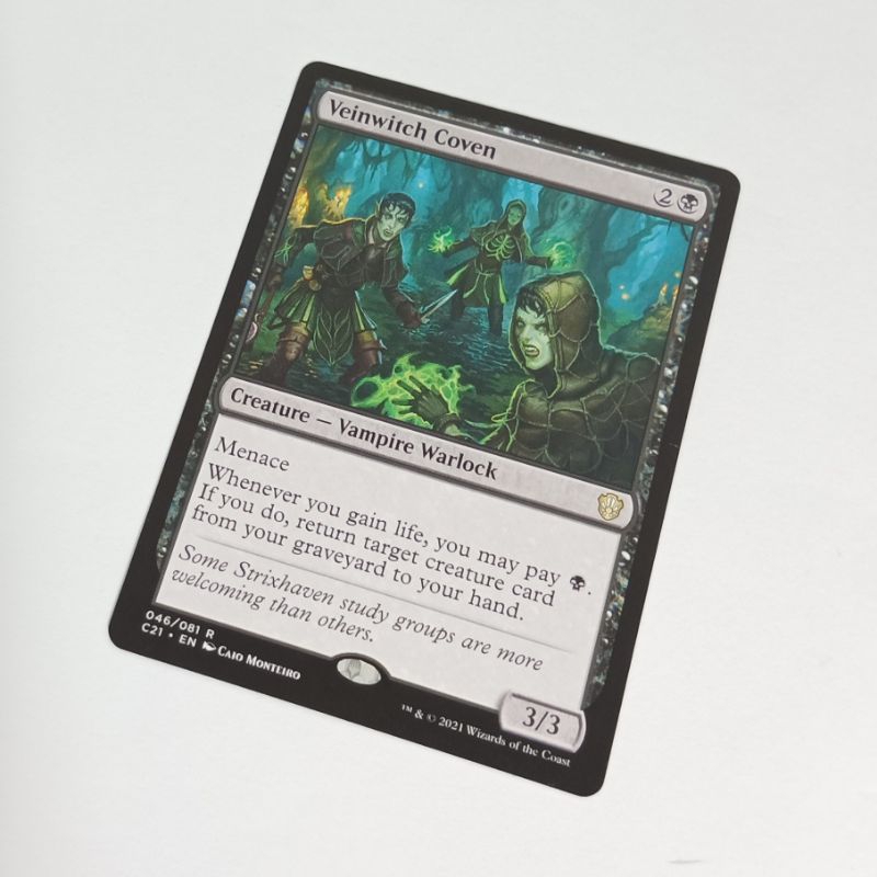MTG Card VEINWITCH COVEN Magic the Gathering Trading Card Game Black ...