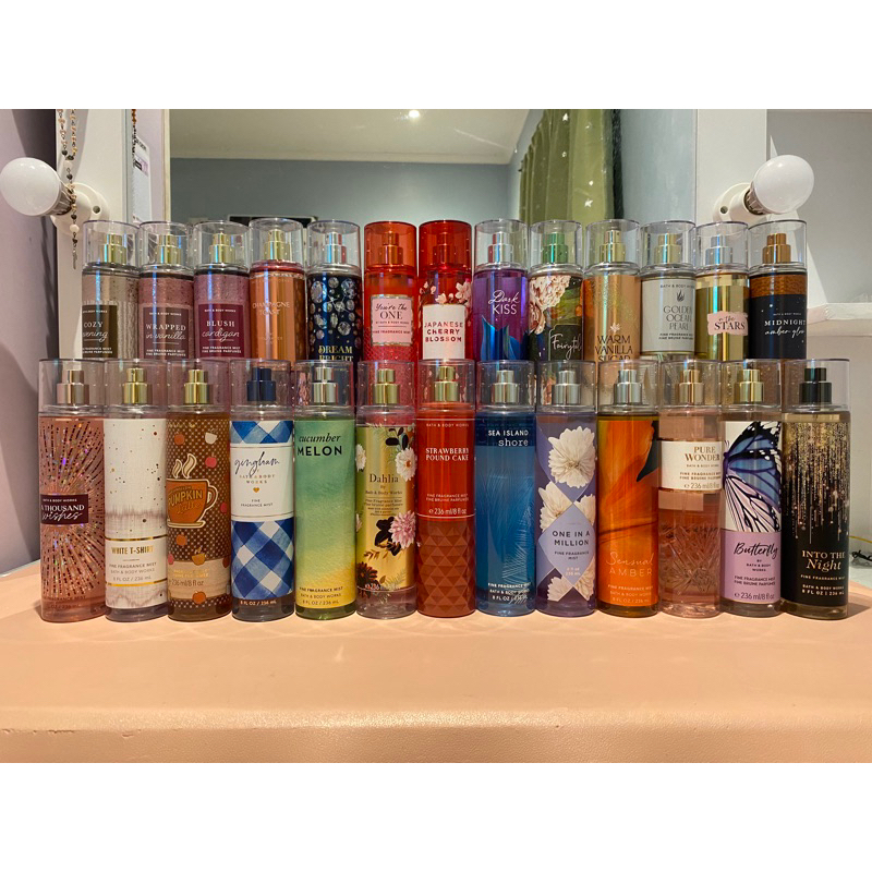 Bath and Body Works Fine Fragrance Mist in Decants - Part 1 | Shopee ...