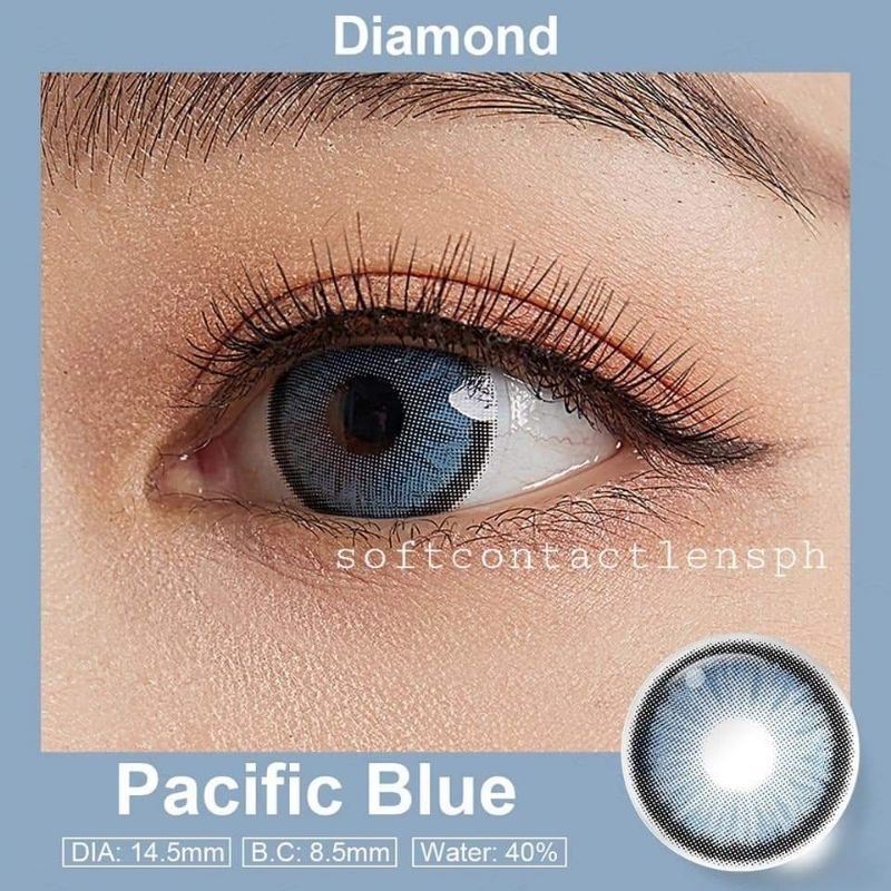 DIAMOND PACIFIC BLUE DOLL EYE CONTACT LENS | Shopee Philippines
