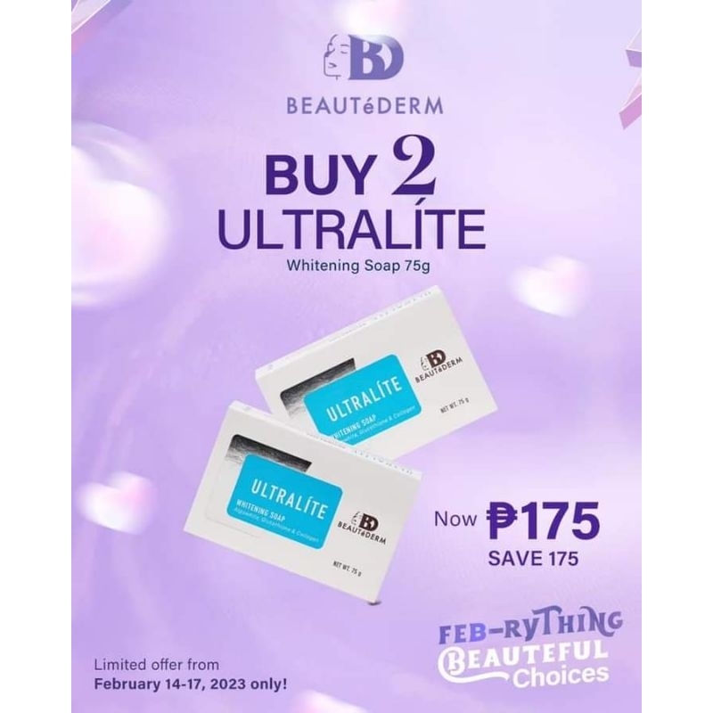 Beautederm Ultralite Soap (Algowhite, Glutathione & Collagen) | Shopee ...