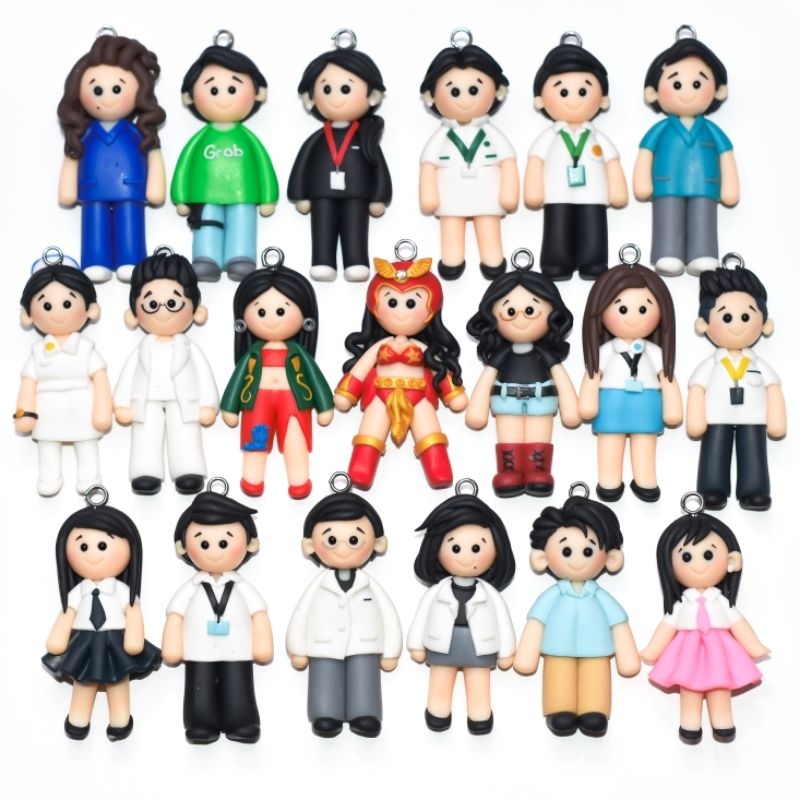 Chibi Dolls with Nametag | Shopee Philippines