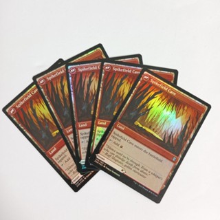 MTG Card Foil SPIKEFIELD HAZARD // SPIKEFIELD CAVE Magic the Gathering ...