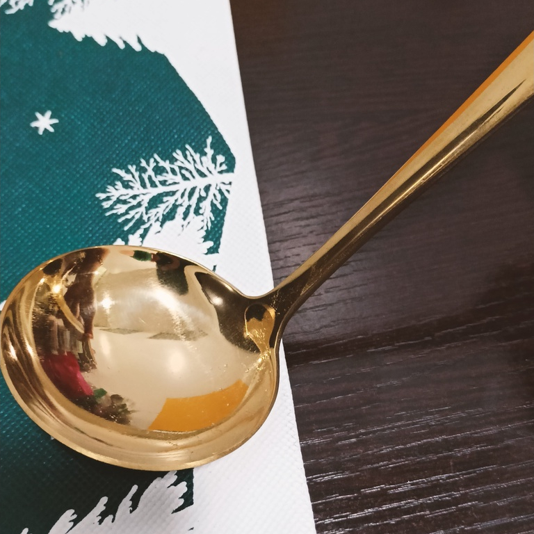 Titanium Gold Soup Ladle | Shopee Philippines