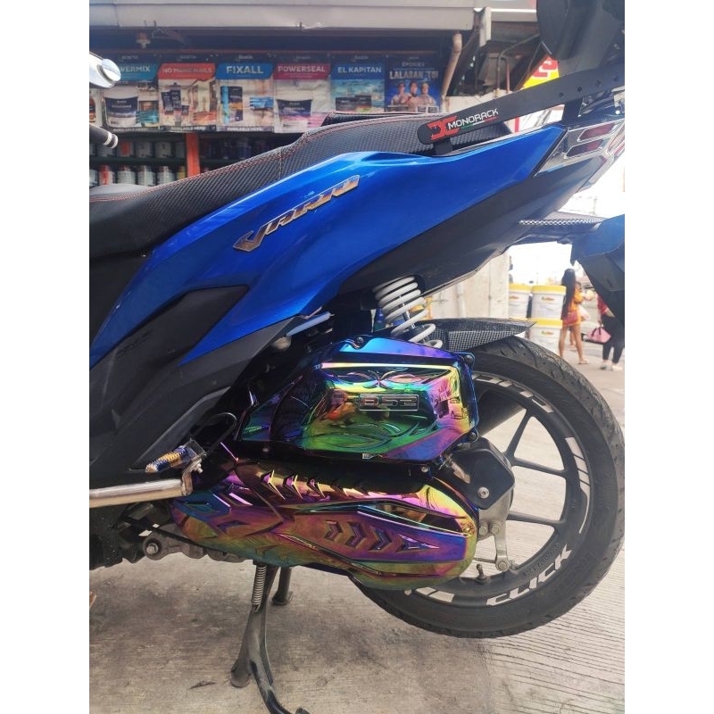 Click V3 V2 crankcase and air filter cover garnish 7 colors titanium ...