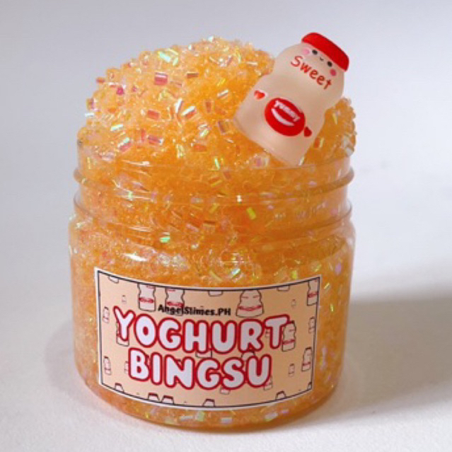Yoghurt Bingsu Scented Slime Toy for Kids and Adults Fun Sensory Play ...