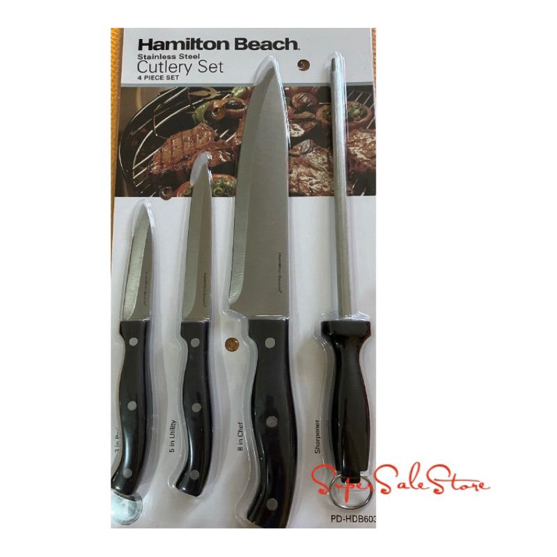 HAMILTON BEACH Stainless Steel Cutlery Set-4pc | Shopee Philippines