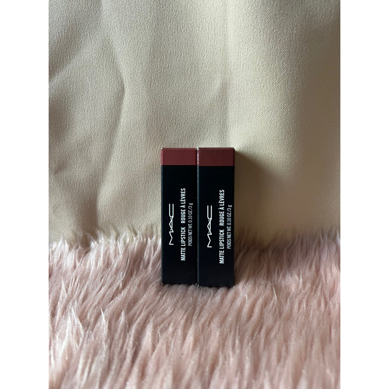 Mac Cosmetics Matte Lipstick Full Size 3g | Shopee Philippines