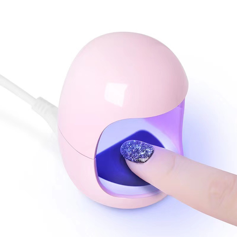 Mini UV LED Nail Lamp / Egg Shape Phototherapy Nail Gel Dryer / 3W Mini ...