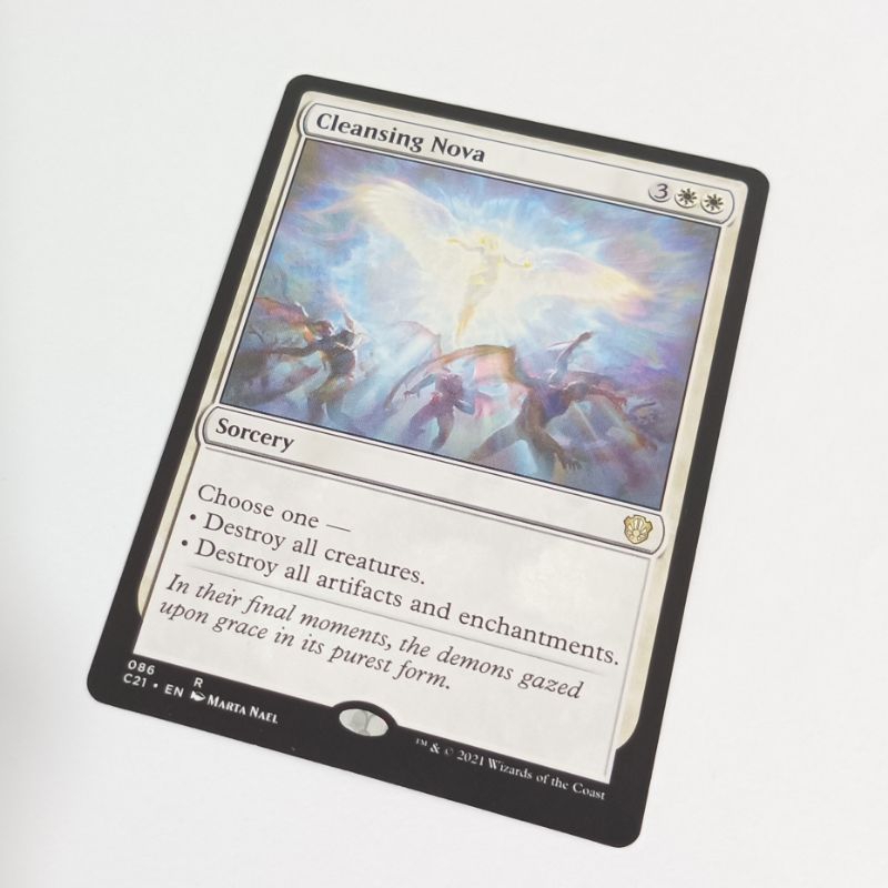 MTG Card CLEANSING NOVA Magic the Gathering Trading Card Game White ...