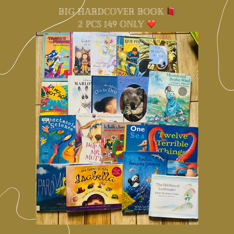 HARDCOVER BIG SIZE BOOKS( 2 books for 149 only ) | Shopee Philippines