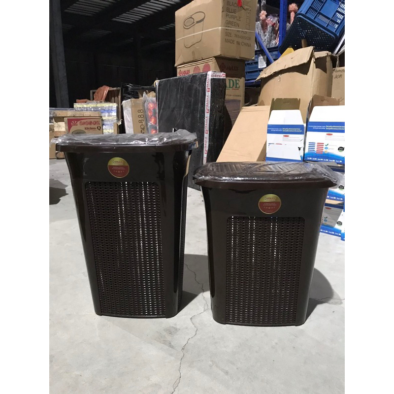 Jolly plastic Rattan Laundry Basket good quality in medium and large ...