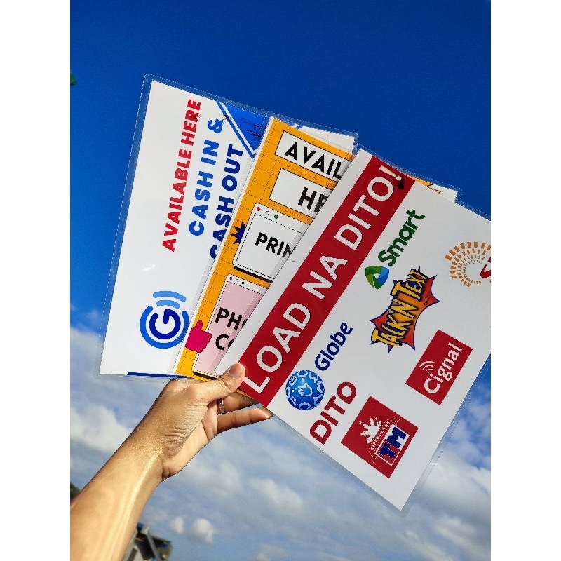 Laminated Signages (for Sari sari Store) | Shopee Philippines