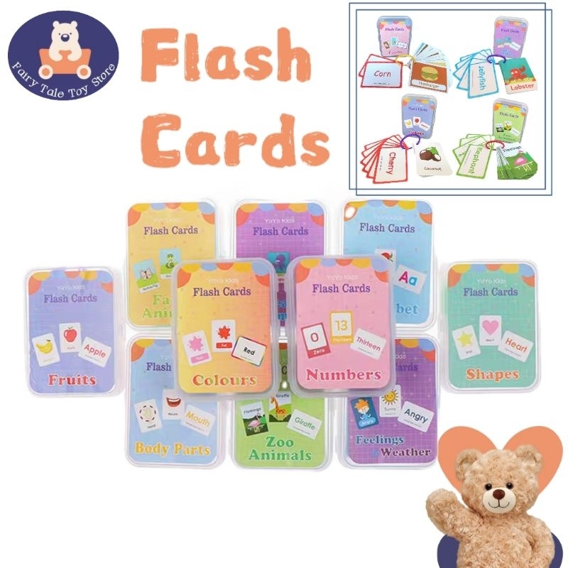Montessori Early Learning English Flash Card Children Educat | Shopee ...