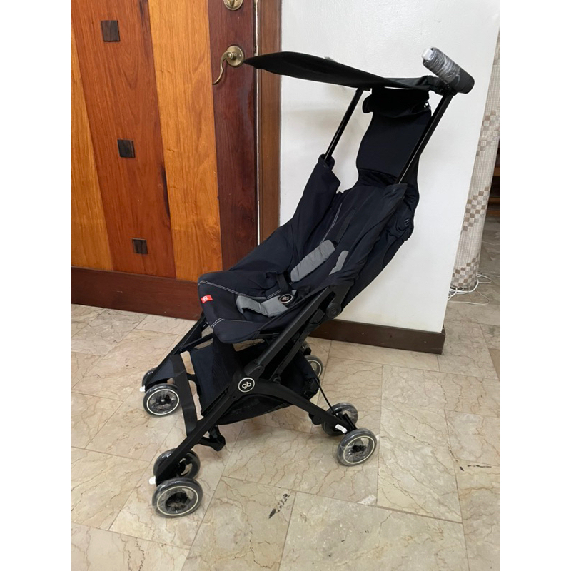 Almost New GB Pockit Plus 2019 Velvet Black Stroller (with Broken ...