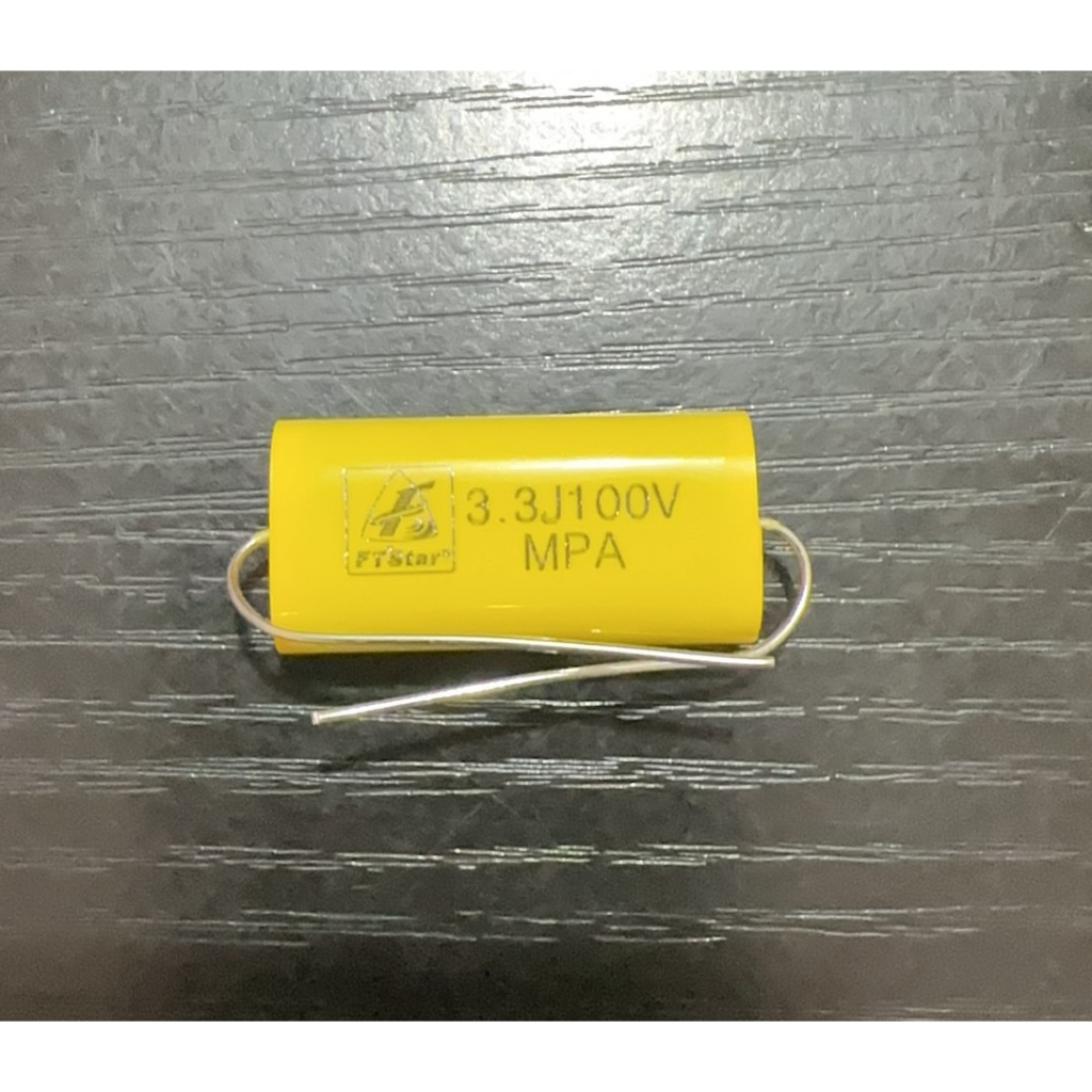 FT STAR 2.2 3.3Uf J100V MPA Axial Audio Electrodeless Capacitor - UniTop