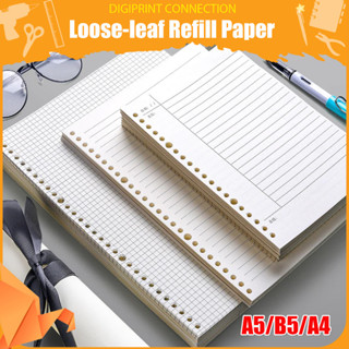 DIY Notebook Coil Binder Inner Refill Page A5 / B5 / A4 loose-Leaf ...