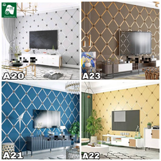 Aceking Wallpaper Gray Color Wall Sticker PVC Self Adhesive Waterproof ...