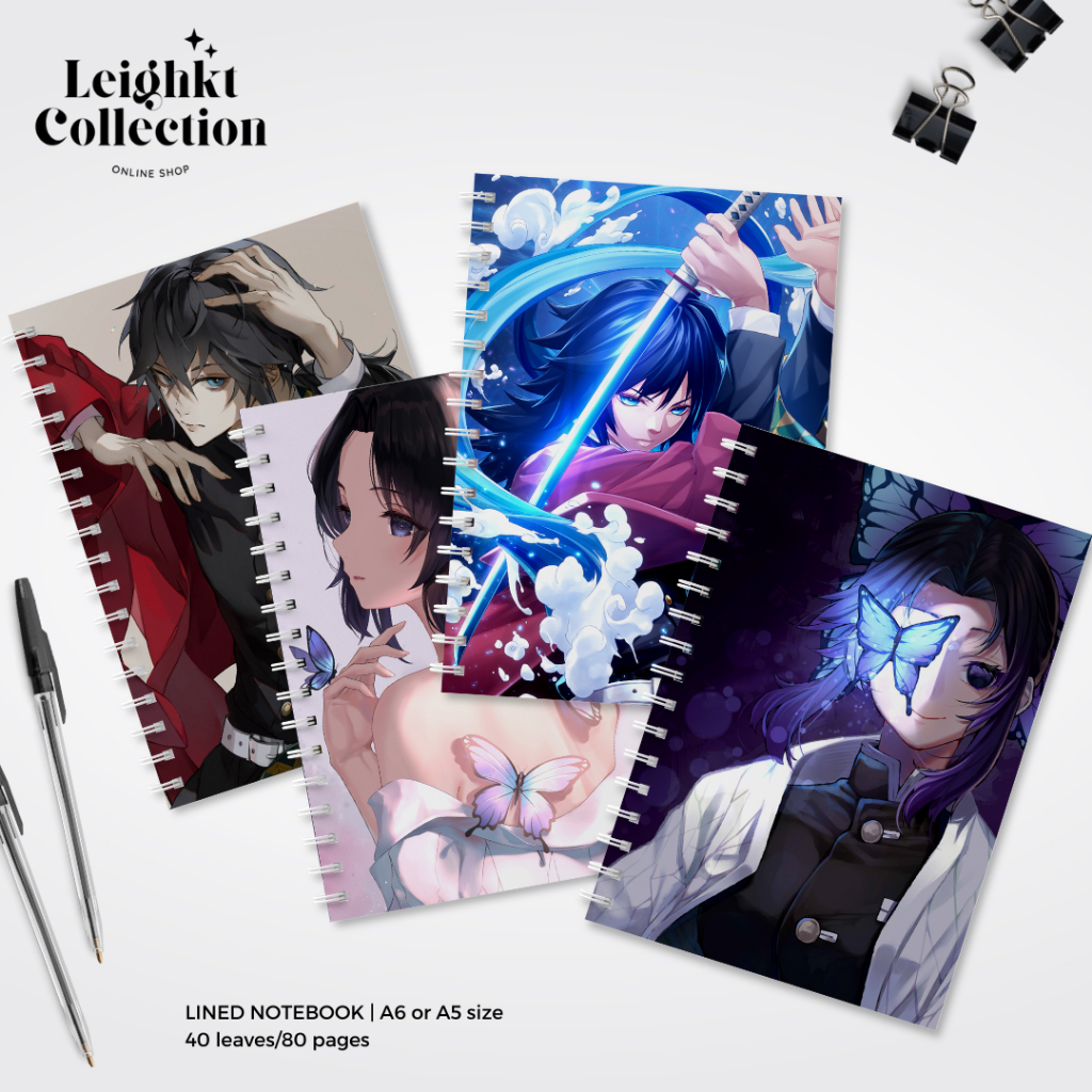 Leighkt | Demon Slayer (Giyu & Shinobu) | Anime Notebook - Manila Blog