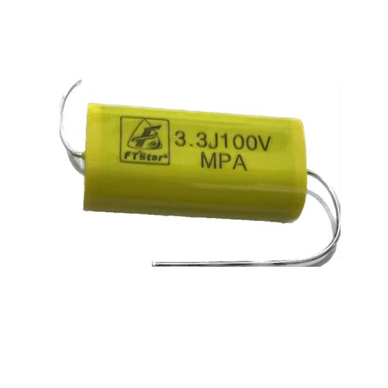 FT STAR 2.2 3.3Uf J100V MPA Axial Audio Electrodeless Capacitor - UniTop